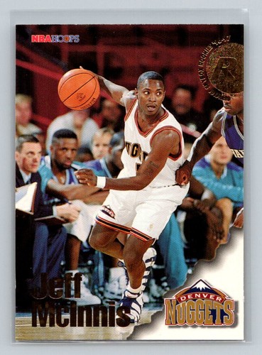 1996-97 Hoops Rookie RC #302 Jeff McInnis Denver Nuggets Basketball ...