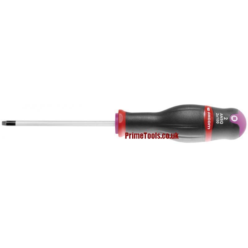 Facom ANSQ1X75 'Robertson' Square Socket Head Screwdriver ANSQ1 x 75mm ...