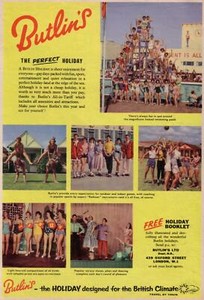 Butlins Classic Retro Advertising Poster Various Sizes | eBay