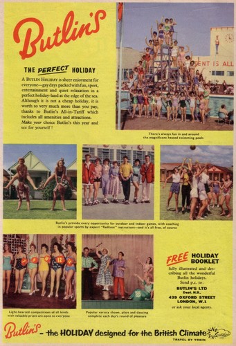 Butlins Classic Retro Advertising Poster Various Sizes | eBay