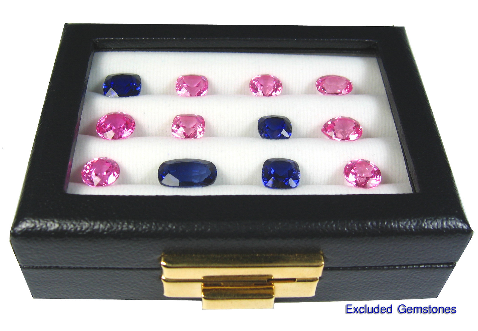 HIGH GRADE TOP GLASS JEWELRY GEMSTONE GEM DISPLAY BOX SHOW CASE 7.5x10 ...