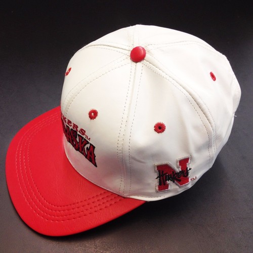 Huskers Nebraska, LOGO TEAM NFL BASEBALL LEATHER CAP | eBay