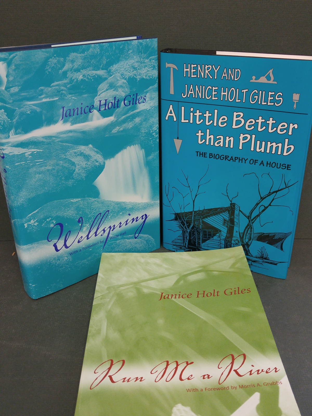 Janice Holt Giles 3 books: Run River, Wellspring, Better Plumb Kentucky ...