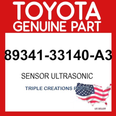 Toyota Genuine 8934133140A3 Sensor Ultrasonic No.2 89341-33140-A3 OEM ...