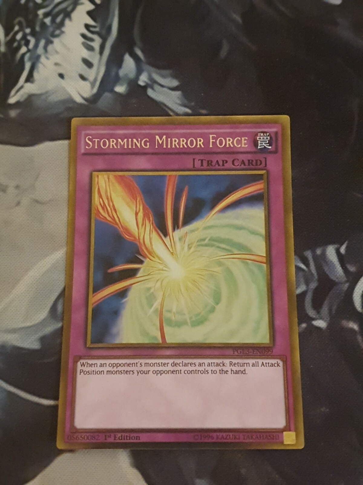 YuGiOh Storming Mirror Force Gold Rare 1st Edition PGL3-EN099 | eBay