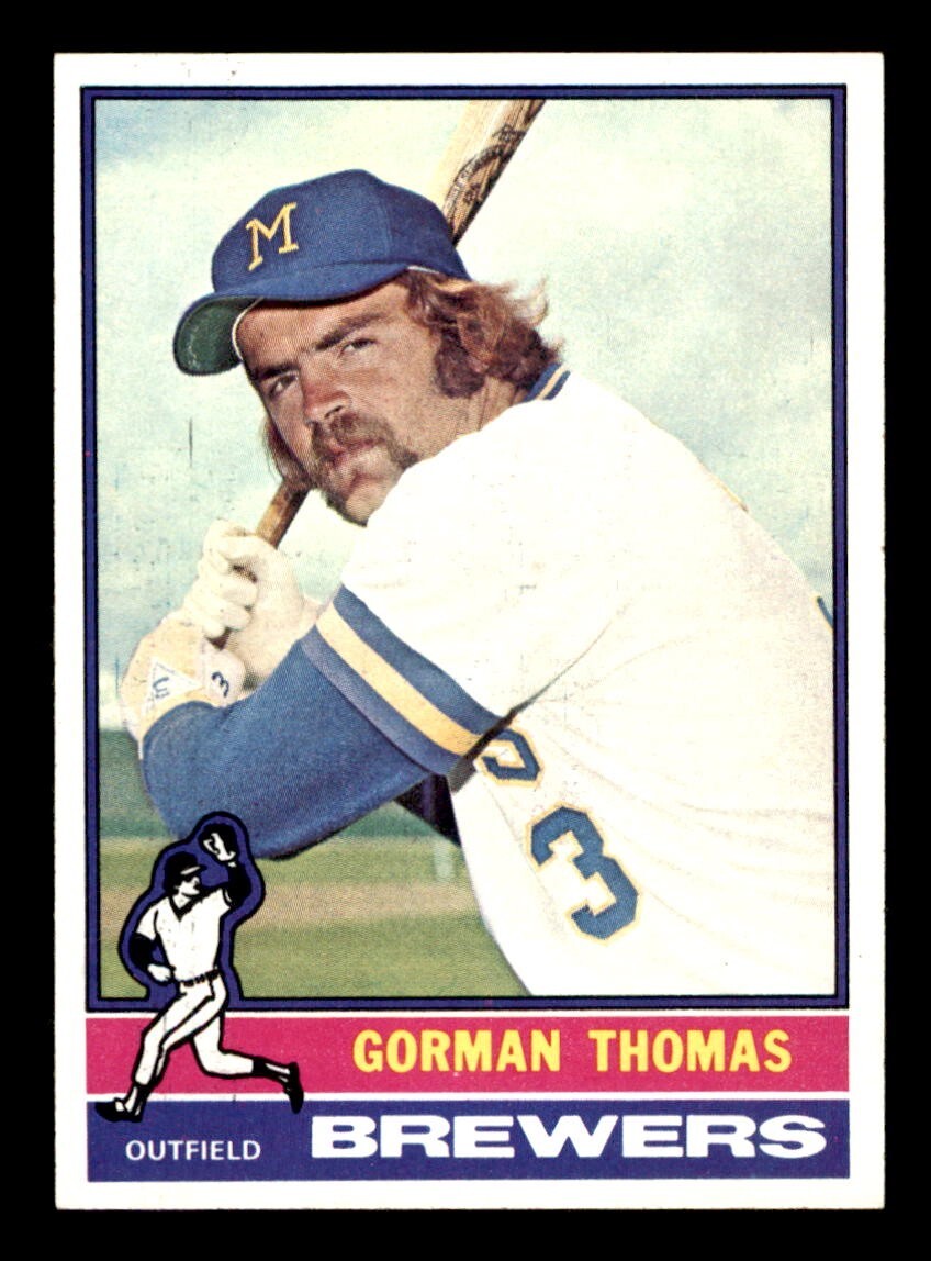 1976 Topps Baseball #139 Gorman Thomas NM/MT *d2 | eBay