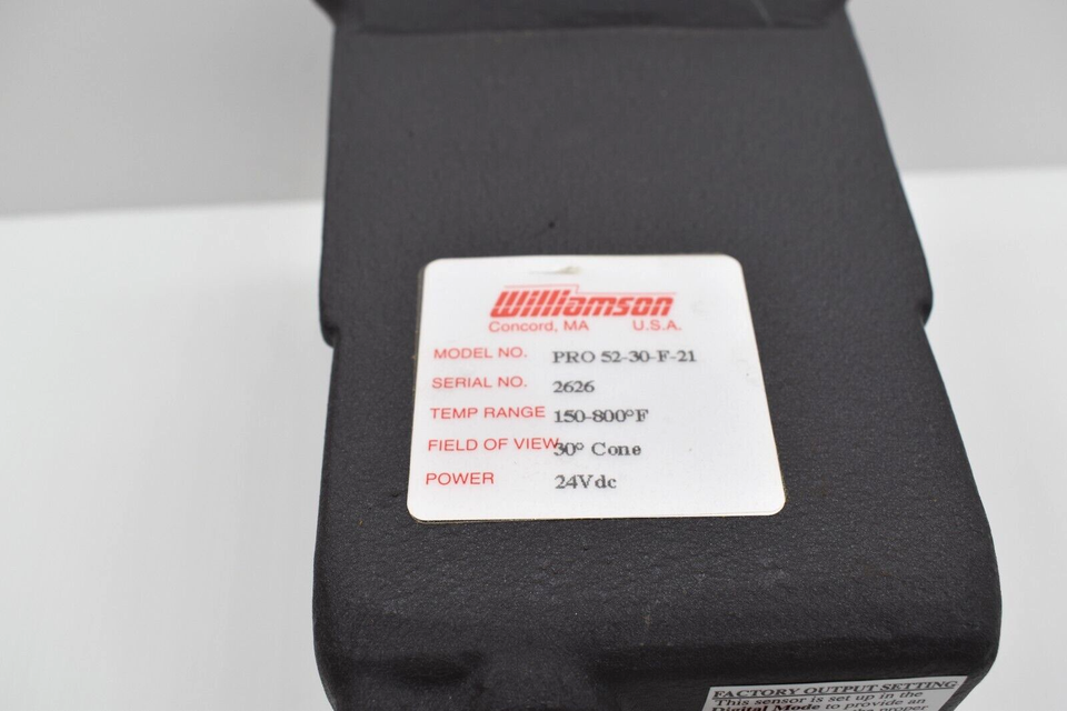 PRO 52-30 F-21 WILLIAMSON PYROMETER TEMPERATURE | eBay