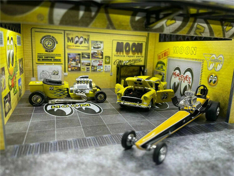 BOB 1:64 MOONEYES Station Garage Led Light Diorama | eBay