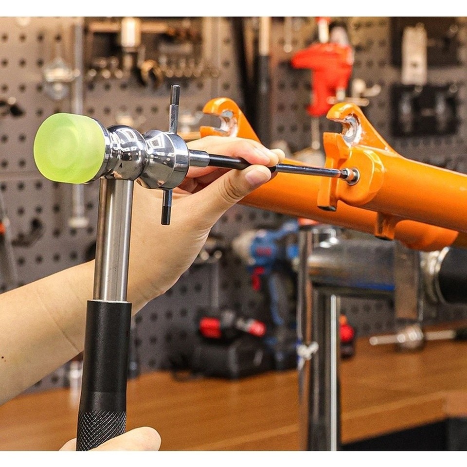 Rubber Mallet for Bike Maintenance with Shock Absorbing Resin Buffer ...