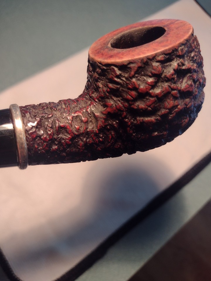 2002 ROUSH 7 / 503 Hand Made USA Rusticated Smoking Estate Pipe Free ...