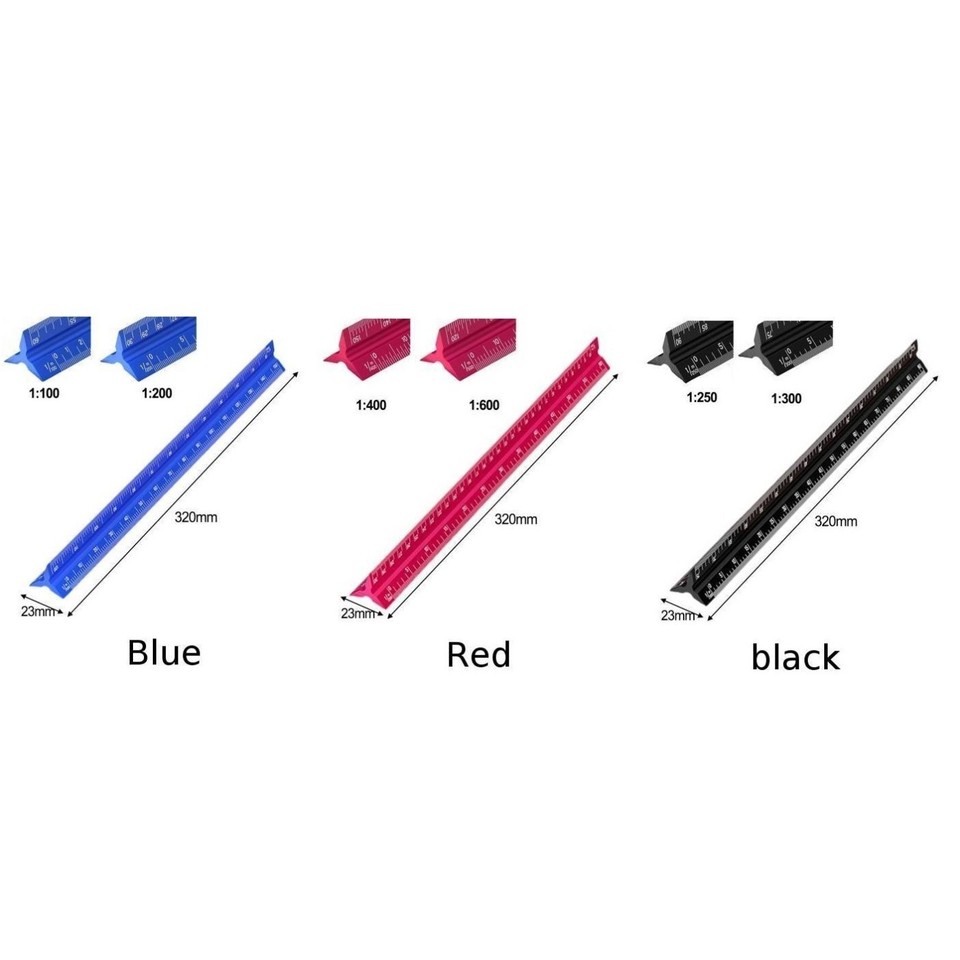 Architect Tool Drafting Tool Plan Drawings 3 Sided Design Aluminum ...