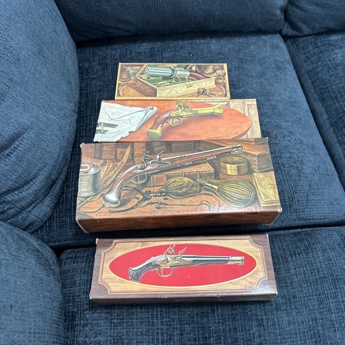 Vintage Avon Gun Aftershave Lot 4 Pistol Cologne With Boxes, New And ...