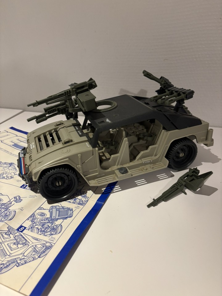GI Joe Vintage Hammer Hummer Attack Jeep Vehicle Humvee Hasbro 1990 ...