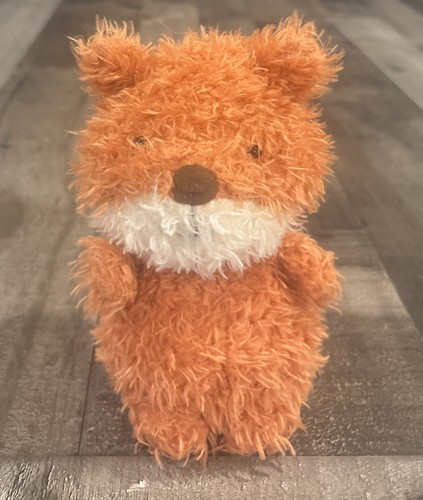 Jellycat London 7" Little Orange And White Fox Curly Hair Stuffy Fuzzy ...