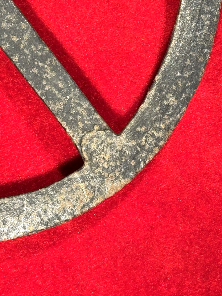 RARE CIVIL WAR ERA SOLDIER'S BLACKSMITH FORGED TRAVELER / MEASURING ...
