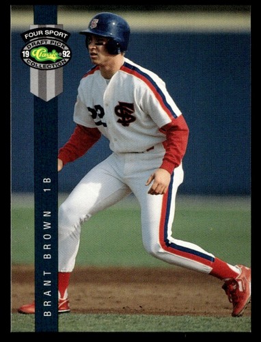 Brant Brown 1992 Classic Four Sport #283 Chicago Cubs | eBay