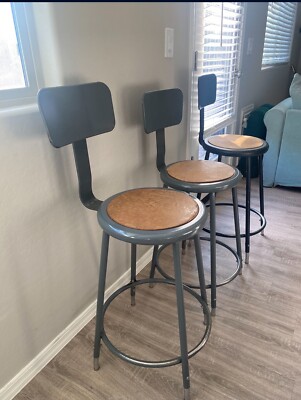 counter height bar stools set of 3 | eBay