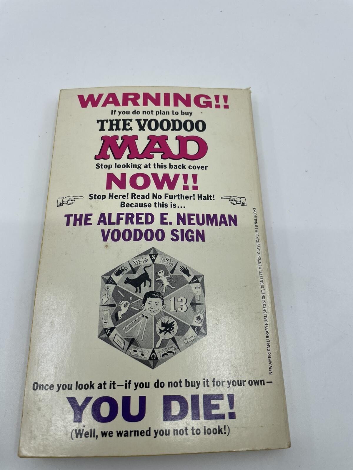 MAD The Voodoo Mad 1963 Edition Signet Books Vintage Paperback Comic ...