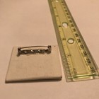 Square HAPPY SNOWMEN pin Folk Art Polymer Clay Brooch Pin J1033 | eBay