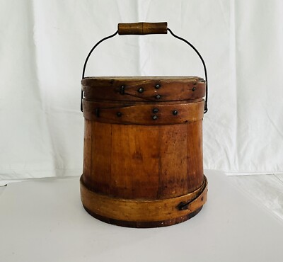 Primitives - Wood Wooden Bucket