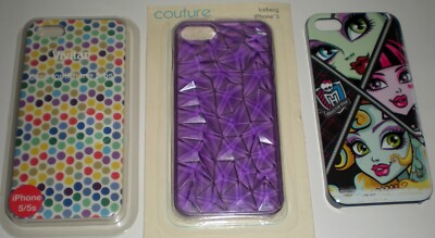 Lot of 3 Snap-On thin profile cases for Apple iPhone 5/5s, Brand New | eBay