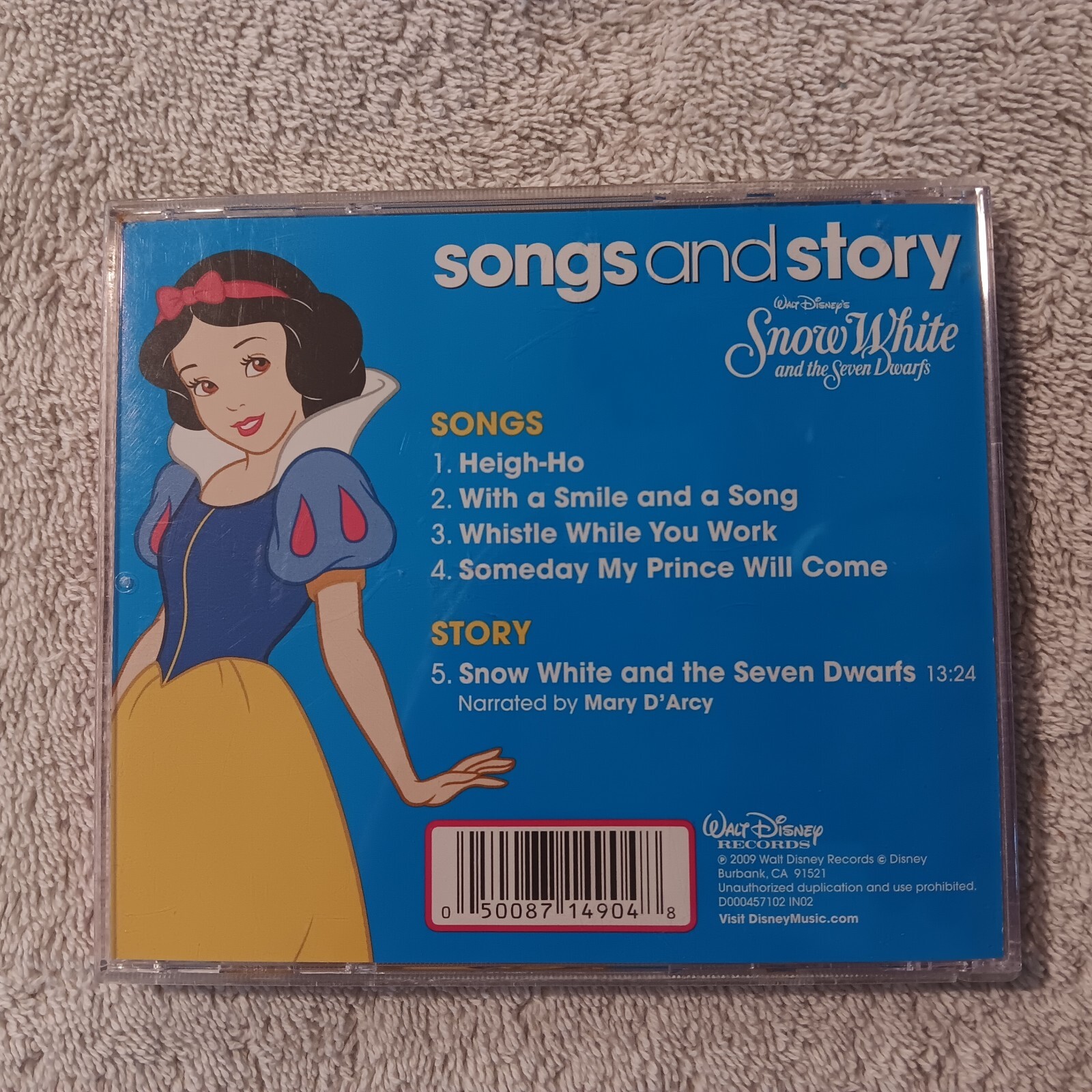 Snow White - CD By Disney Songs & Story - Music Kids 50087149048 | eBay