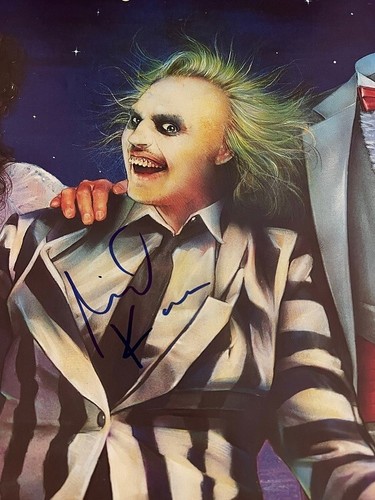 MICHAEL KEATON BEETLEJUICE Hand Signed Fullsize Poster + JSA COA | eBay