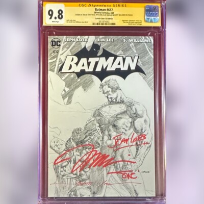 BATMAN 612 LA MOLE FOILCGC 9.8 SS SIGNED BY JIM LEE SCOTT WILLIAMS ALEX ...