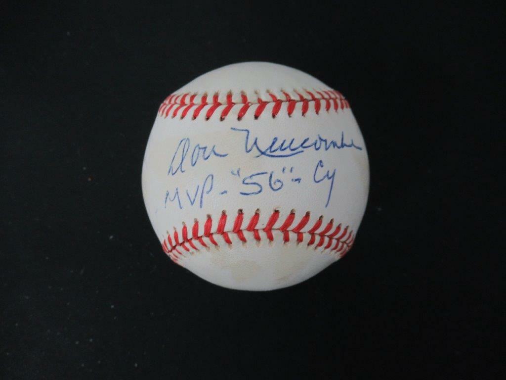 Don Newcombe (MVP-"56"-CY) Signed Baseball Autograph Auto PSA/DNA ...