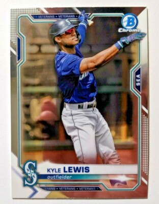 2021 BOWMAN CHROME BASE CARD KYLE LEWIS #71 (J) | eBay