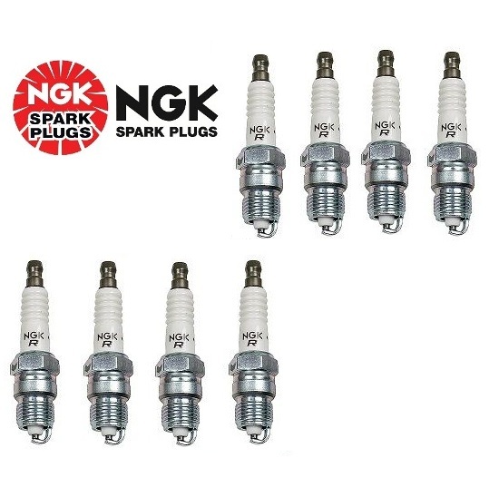 Set of 8 NGK 2771/UR5 V-Power Premium Copper Spark Plugs Made In Japan ...