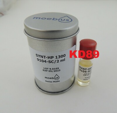 SYNTHETIC OIL Moebius SYNT-HP 1300 9104-SC 2 for watchmakers SWISS MADE ...