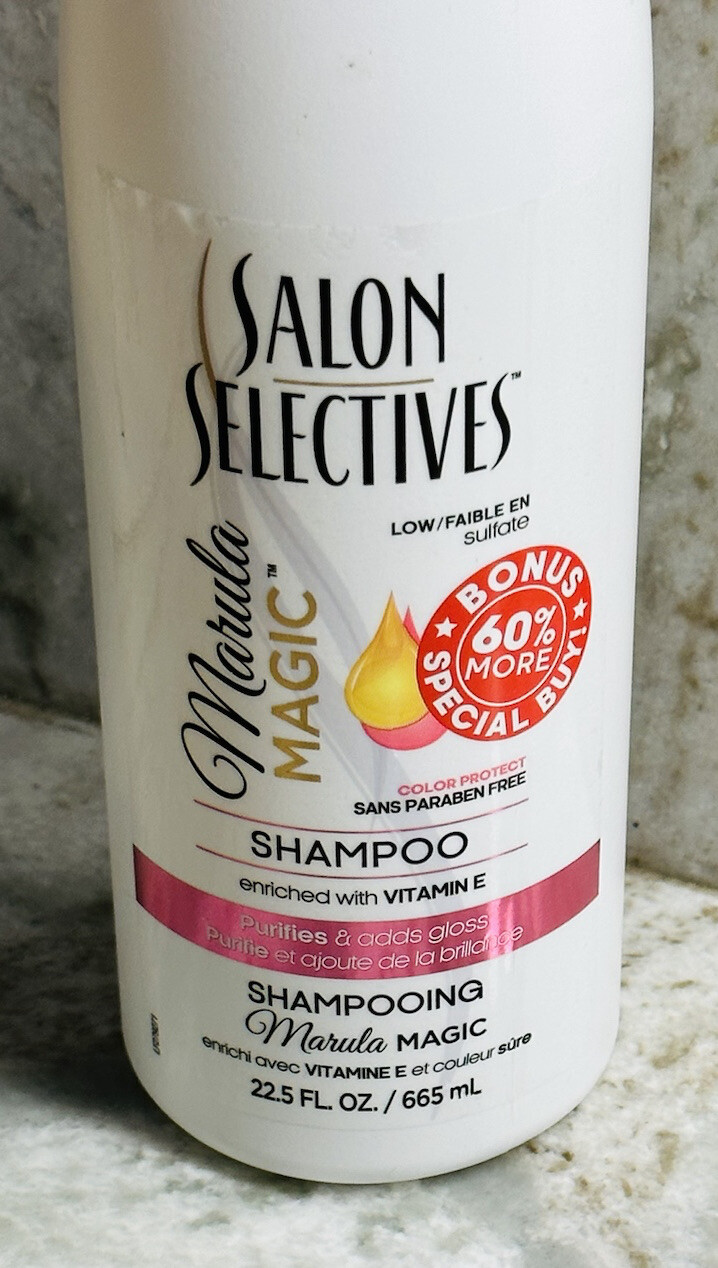 Salon Selectives Shampoo Marula Magic 22.5oz Inc 60 Bonus-rare for sale ...