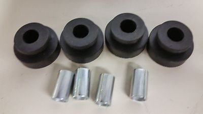 (Pack of 4)--Rubber Bushing w/Steel Sleeve (1" OD x 5/16" ID) 2221003 ...