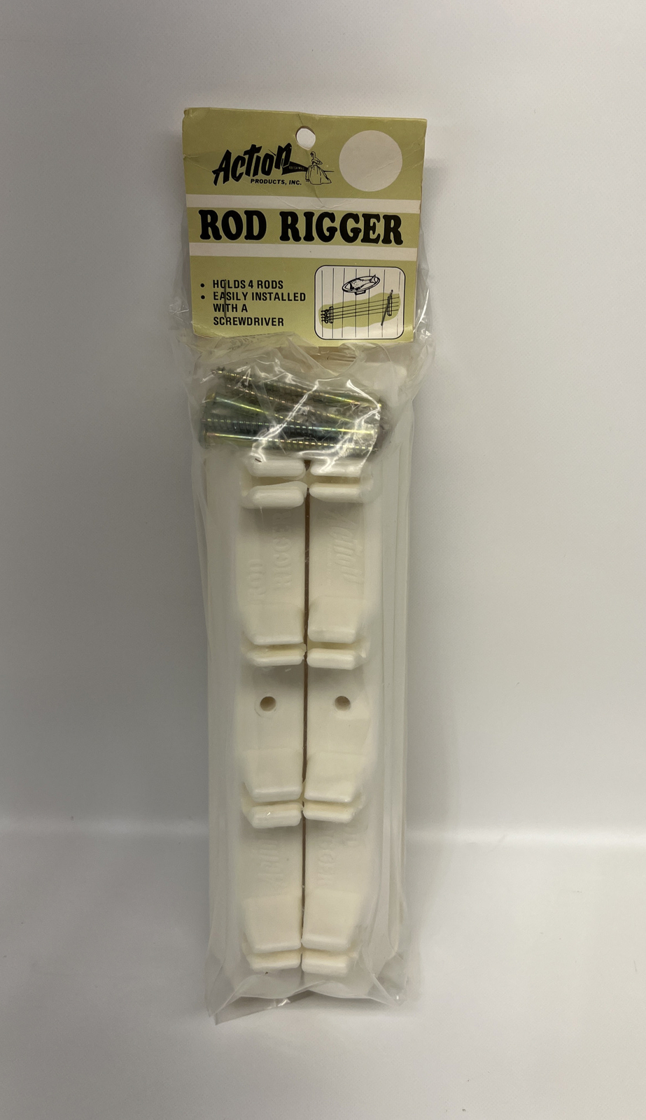 Vintage Fishing Rod Holder Rod Rigger By Action Products Inc. Plastic ...