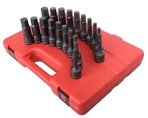 SUNEX 2637 20 Piece 1/2" Drive Impact Hex Driver Master Set NEW | eBay