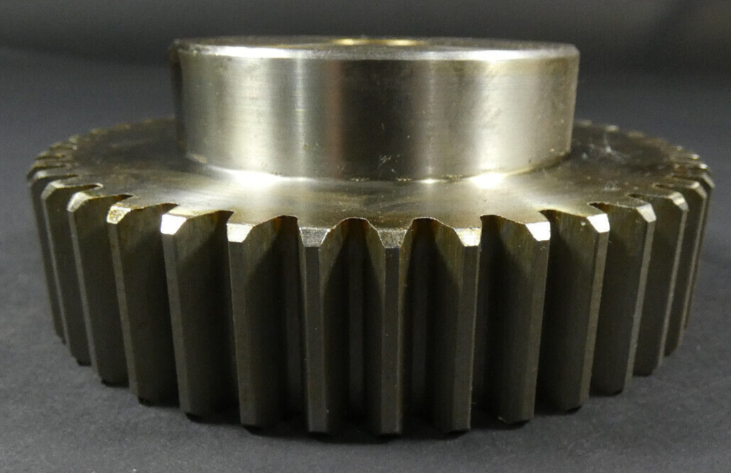 Stirnzahnrad / Zahnrad Stahl | Ø132,5mm | Modul 3 | 42 Zähne | gerade ...