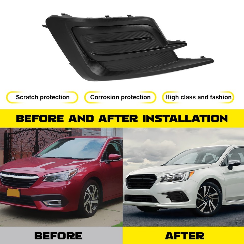 Left Driver Side Fog Light Bezel Lamp Cover Trim For 2018-2019 Subaru ...