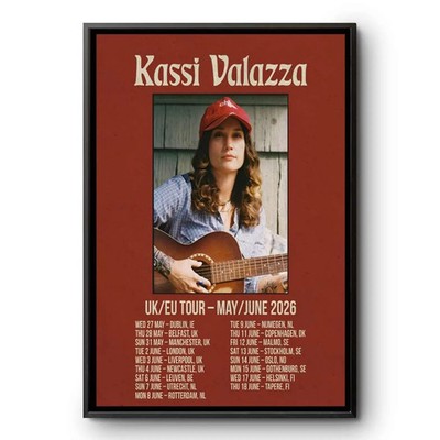 NEW Kassi Valazza UK EU Tour May June 2026 Folk Concert Poster Print | eBay