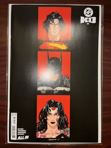 DC KO # 1 2nd print NM 2025 Absolute Trinity Cover Superman Batman ...