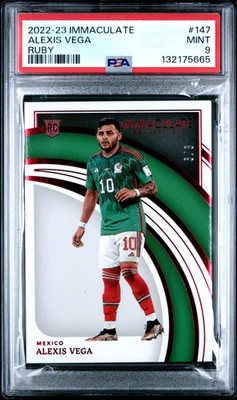 2022-23 PANINI IMMACULATE COLLECTION RUBY #147 ALEXIS VEGA ROOKIE 6/8 ...