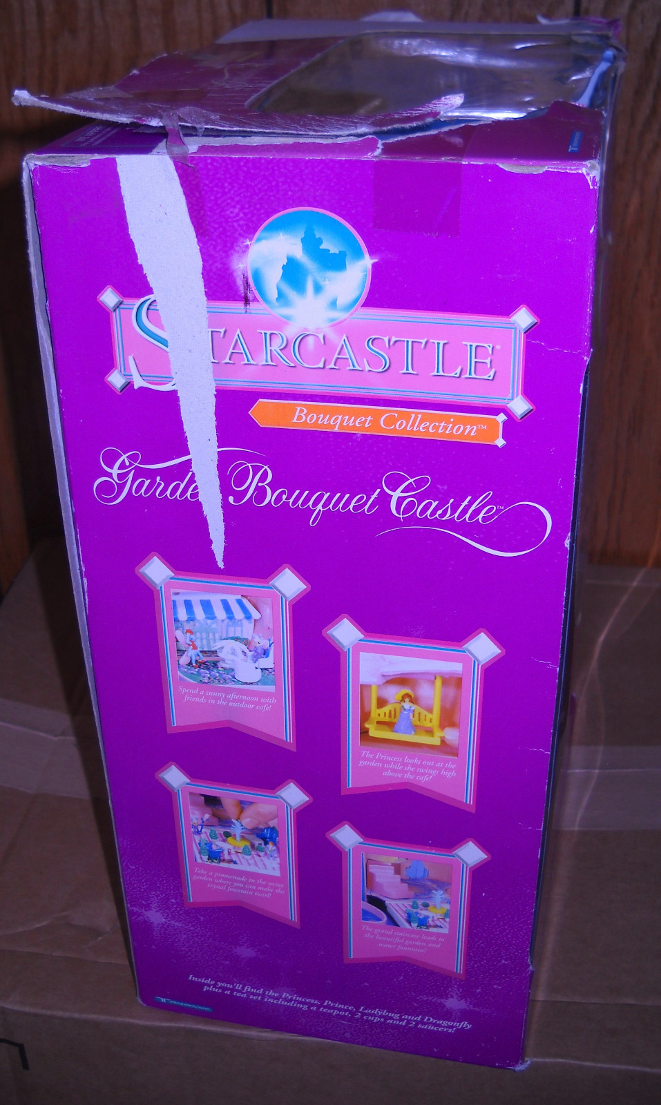 #3575 RARE NIB Vintage Trendmaster Starcastle Garden Bouquet Castle ...