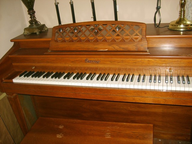 Currier Spinet 88 Key Piano: Made from Fruit Wood - Excellent Condition ...
