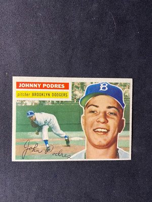 1956 Topps Est EXMT-NM #173 Johnny Podres GB | eBay