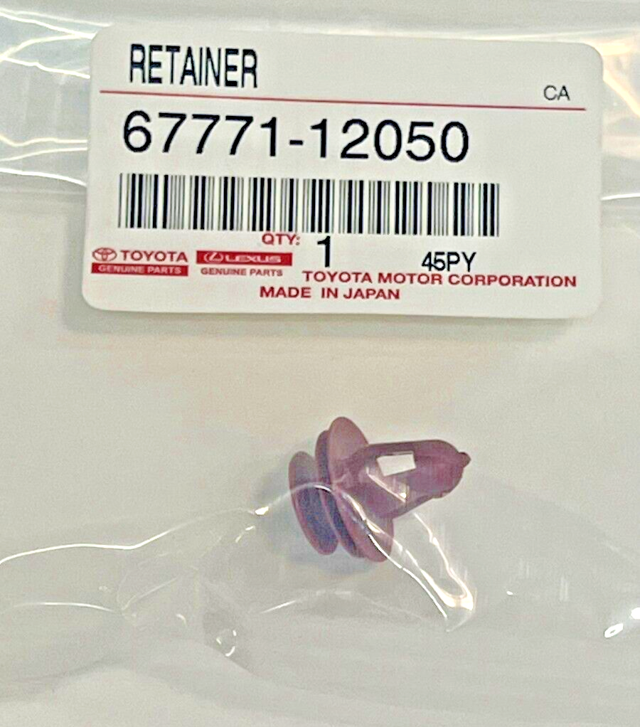 2 pcs TOYOTA/LEXUS 67771-12050 RETAINER, Door Trim | eBay