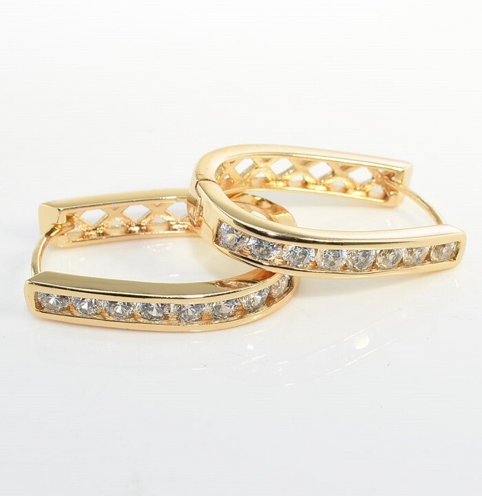 SALE 9ct Gold Filled Prom Ladies 20 - 36mm Pattern Hoop Earring Wedding ...