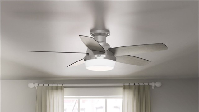 Hunter Avia 48" 5 Blade LED Ceiling Fan - Brushed Nickel (59416) for ...