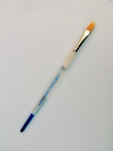 Royal Soft Grip Gold Taklon Artist - Filbert Comb Paint Brush -1/2",3/8 ...