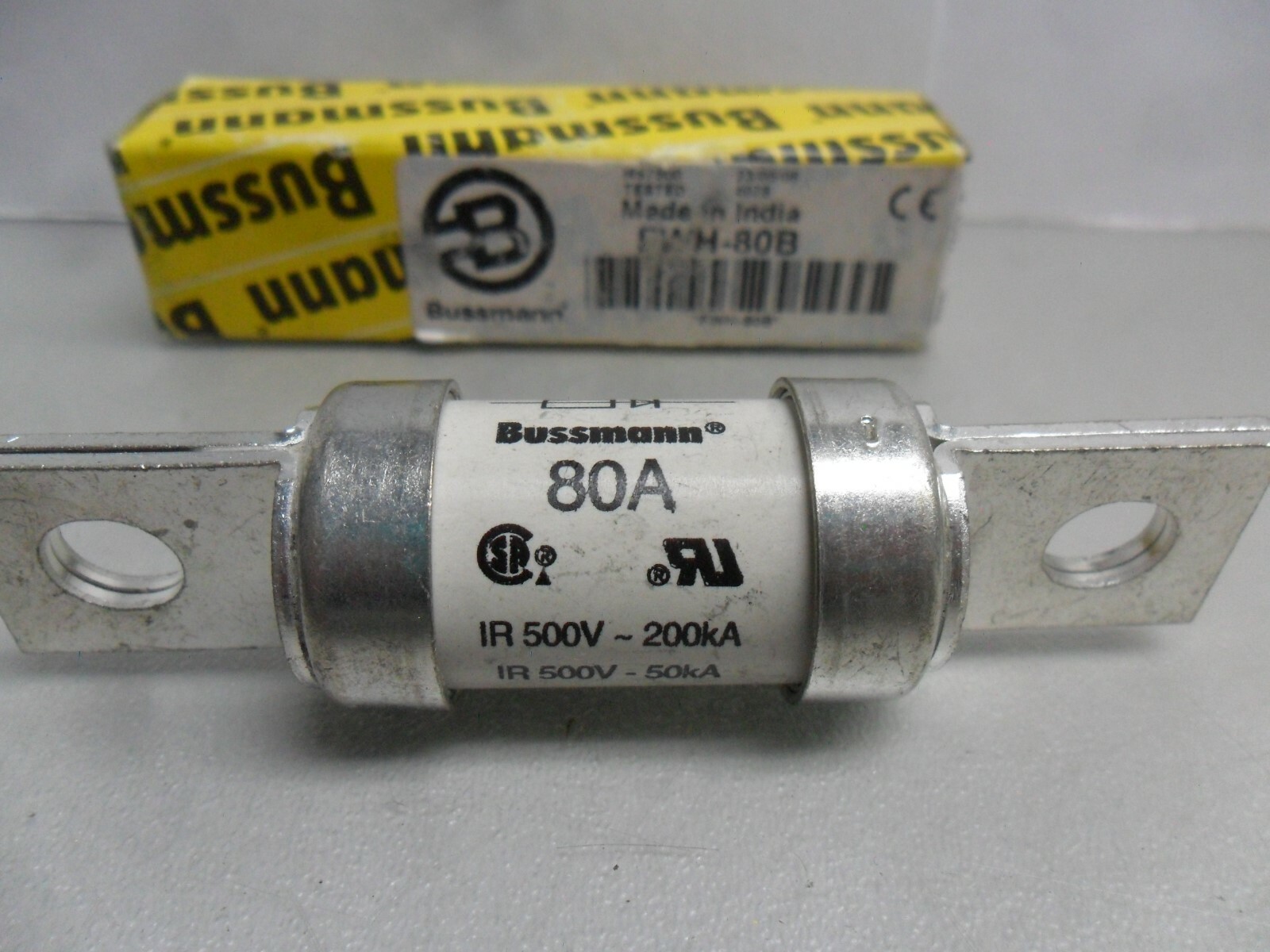 Bussmann Fwh-80ba FWH80BA 80 Amp Fuse Semiconductor 500 Volt for sale ...