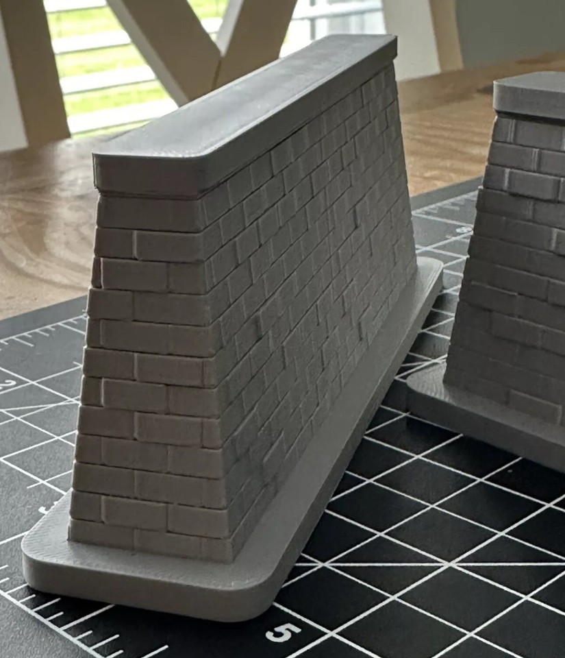 HO Scale Double Track Bridge Pier Set Of 4 | eBay